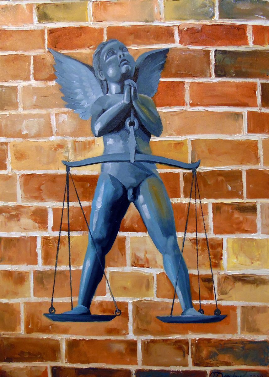 'Angel court' Poster, picture, metal print, paint by Ольга Дарчук ...