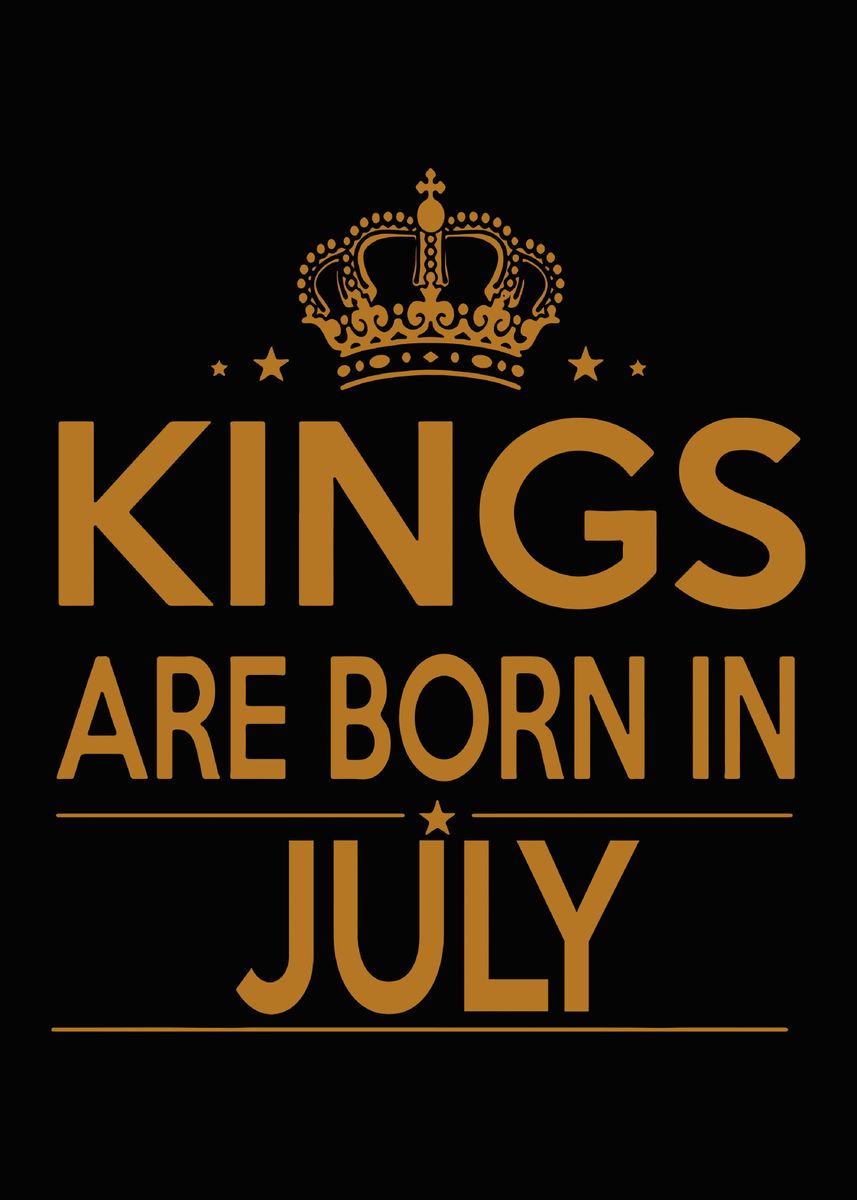 'July Kings' Poster, picture, metal print, paint by Neon Moon | Displate