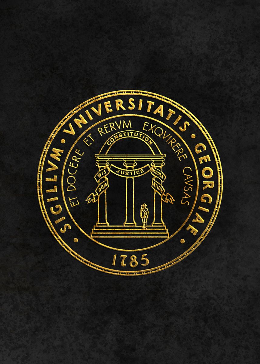 'University of Georgia UGA ' Poster, picture, metal print, paint by ...