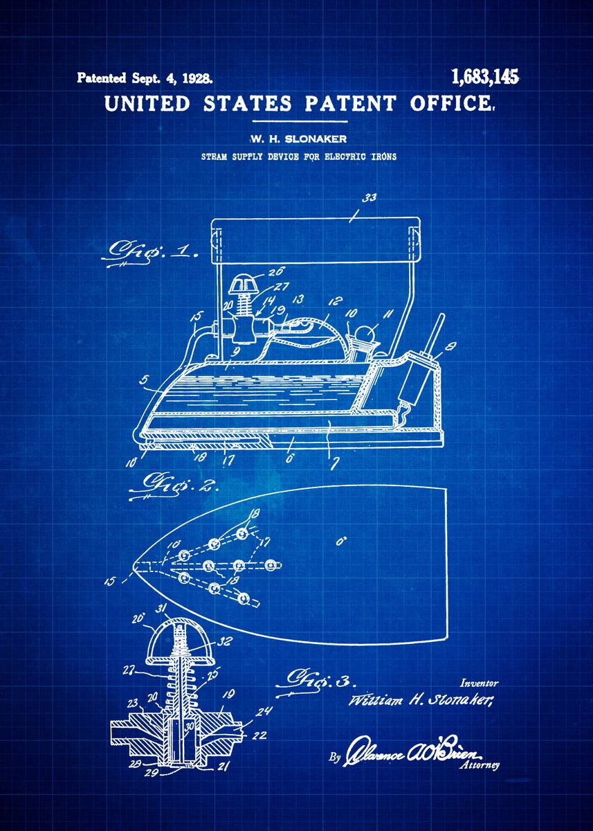 ' Steam Iron ' Poster by BigBaby | Displate