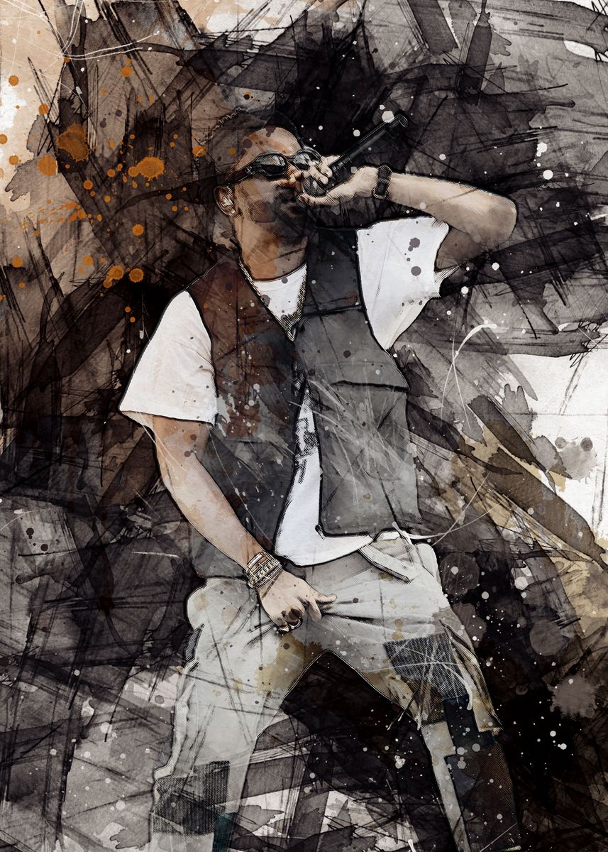 'Big Sean' Poster, picture, metal print, paint by OOM TEAM | Displate