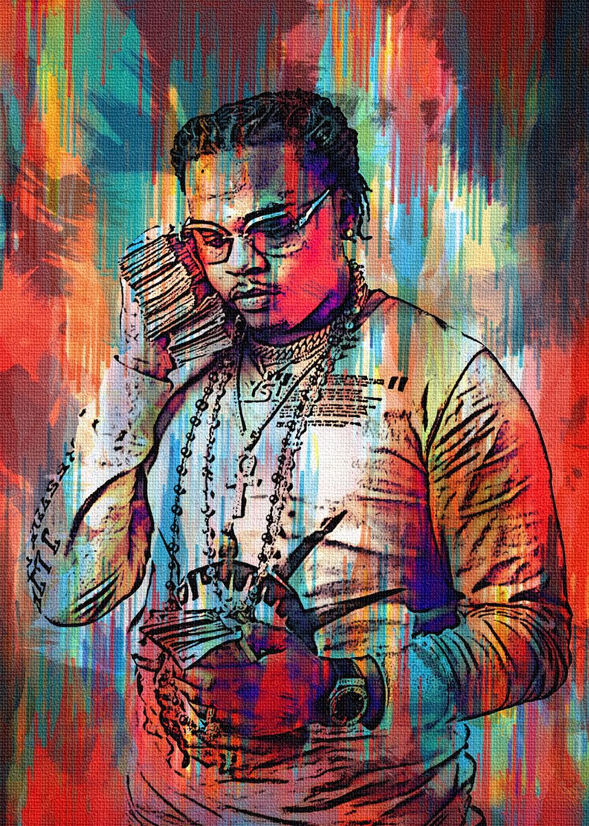 ' Gunna ' Poster, picture, metal print, paint by TI KI | Displate