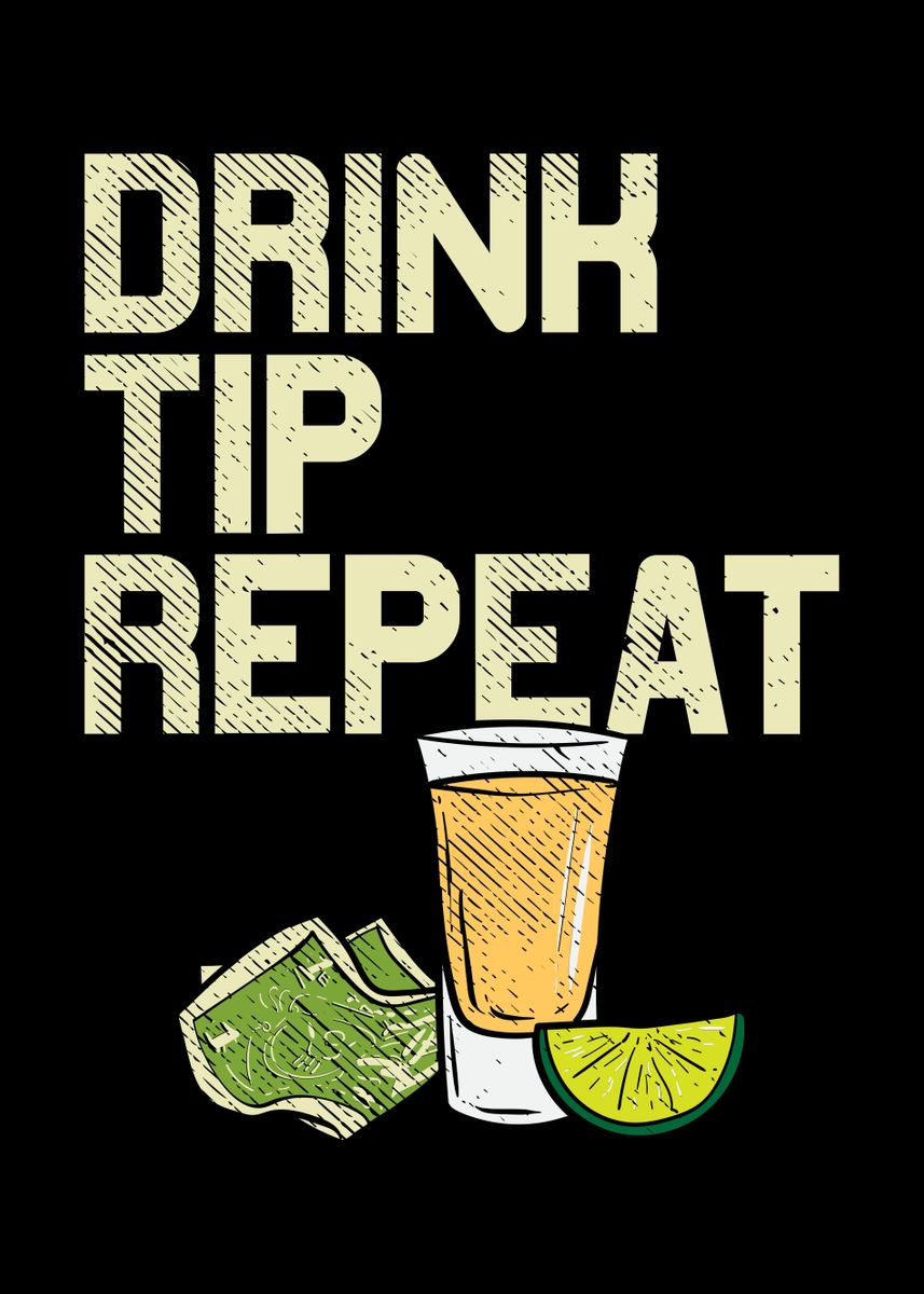 'Bartender' Poster, picture, metal print, paint by Shiva121 | Displate