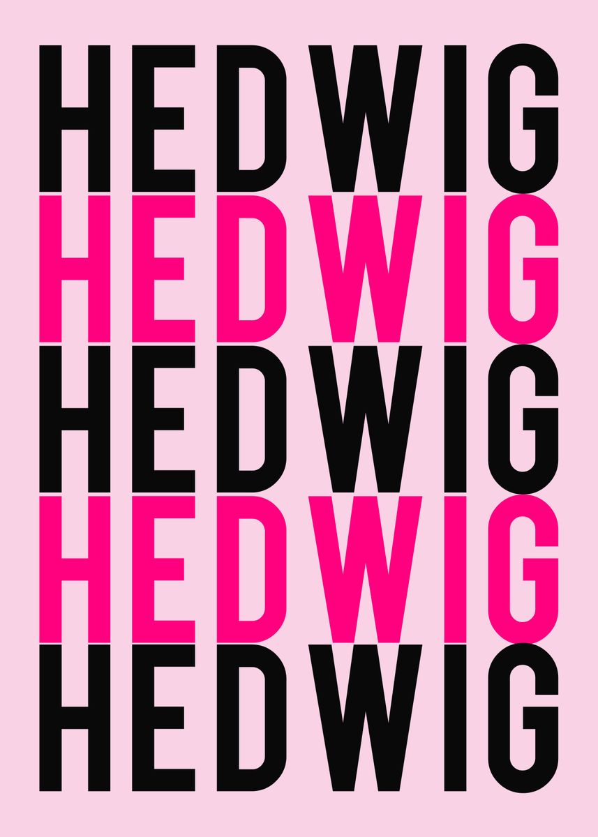 'Hedwig Hedwig Hedwig' Poster, picture, metal print, paint by ...