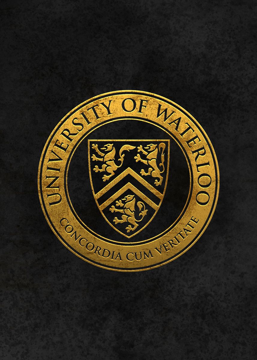 'University Waterloo Canad' Poster, picture, metal print, paint by ...