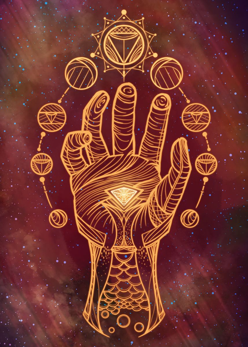 'Hand of Midas III' Poster, picture, metal print, paint by Nathan Jones ...