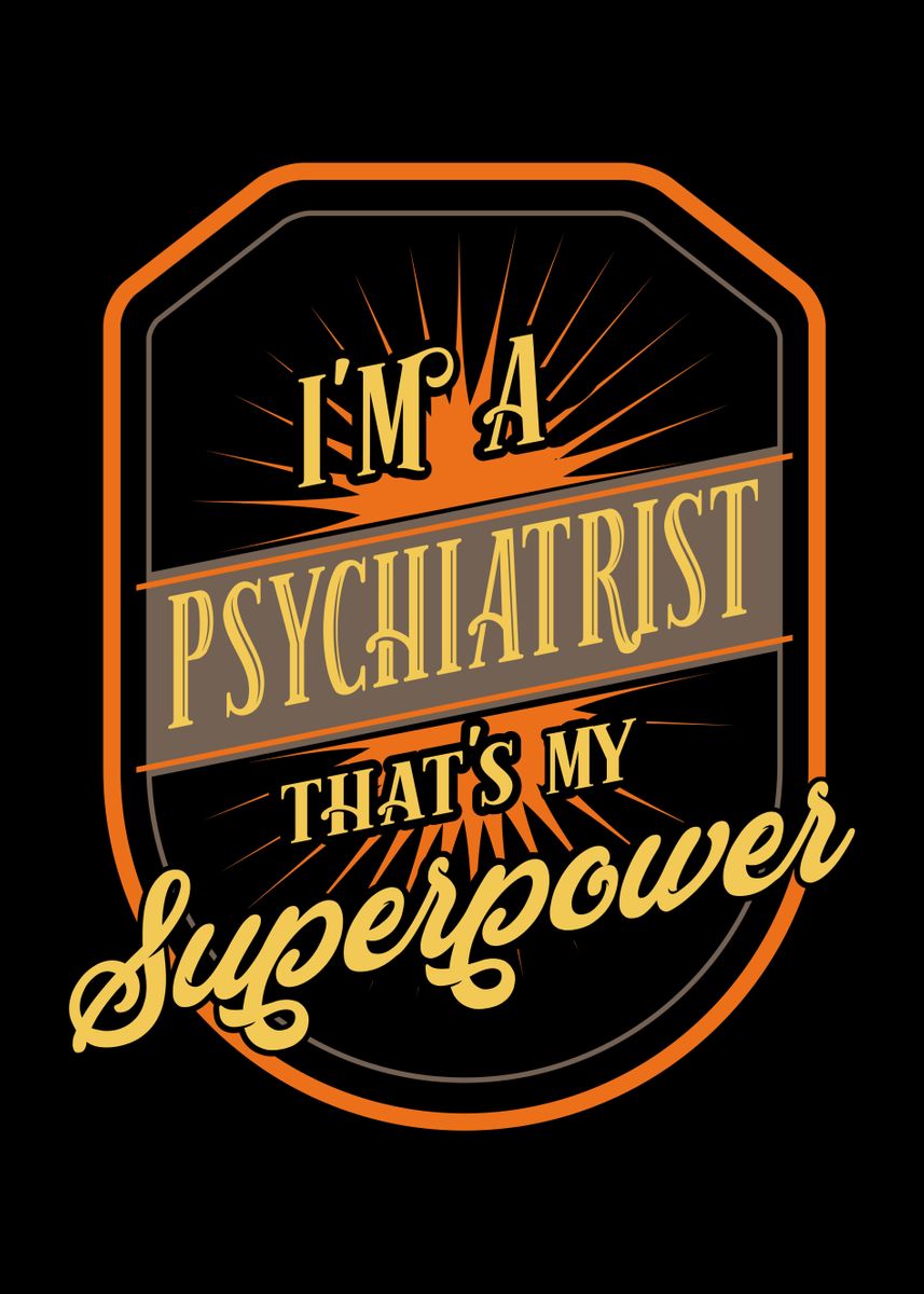 'Psychiatrist' Poster, picture, metal print, paint by Shiva121 | Displate