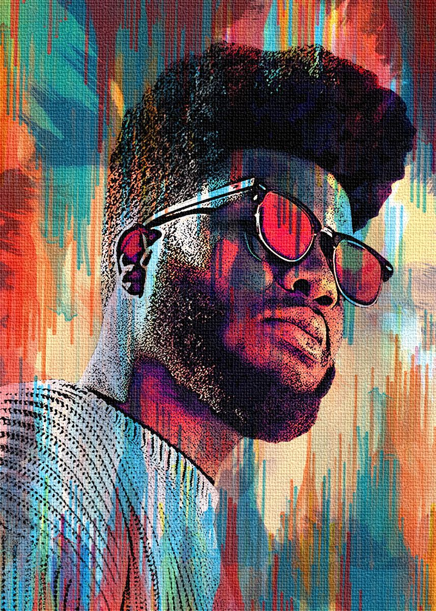 ' Khalid ' Poster, picture, metal print, paint by ru ke | Displate