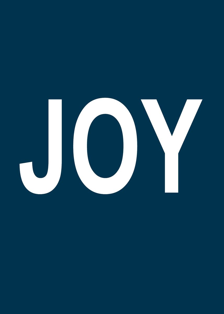 'JOY' Poster by Daniel Pastor | Displate