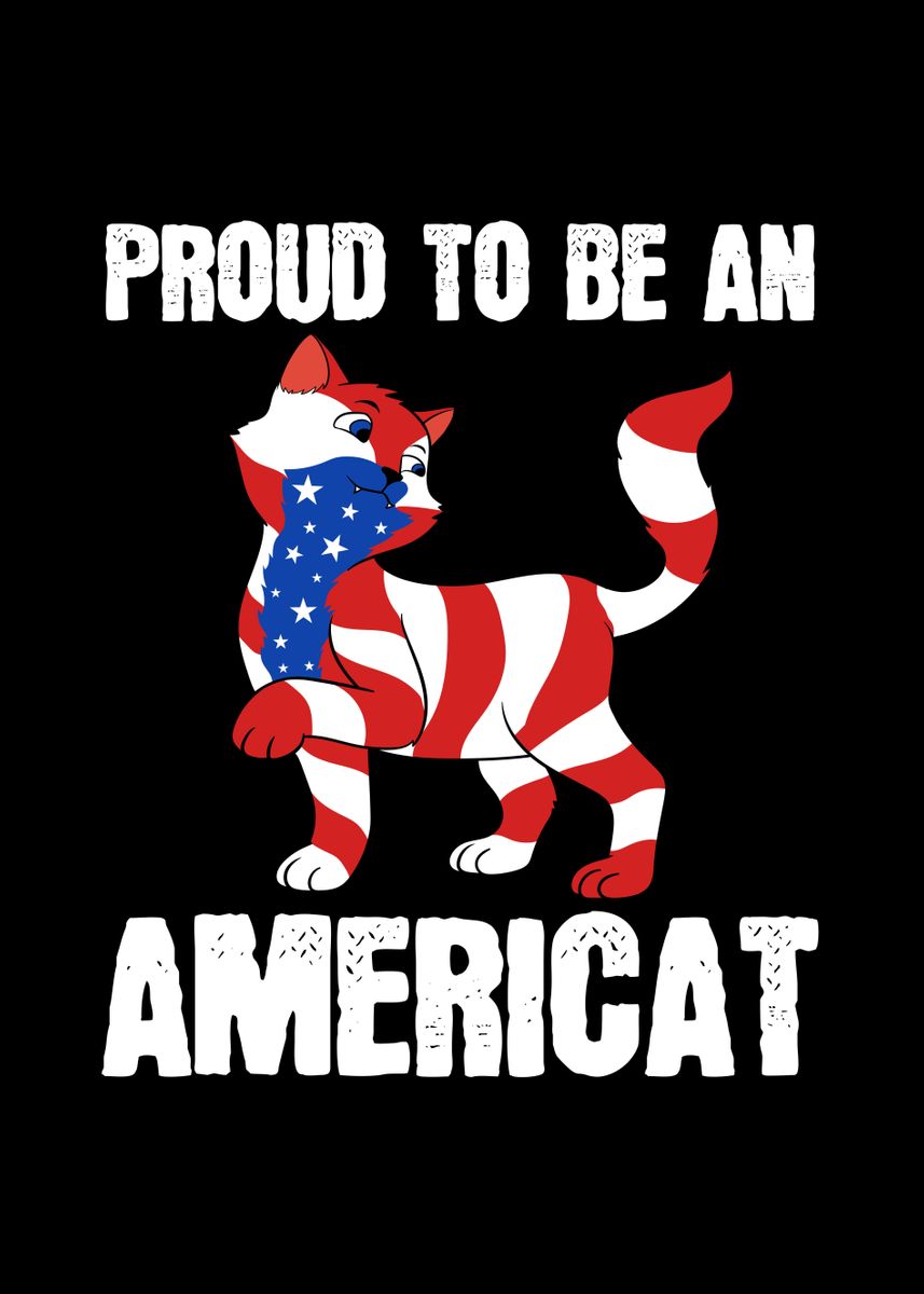 'Feral Feline Cat Kittie' Poster, picture, metal print, paint by Roland ...