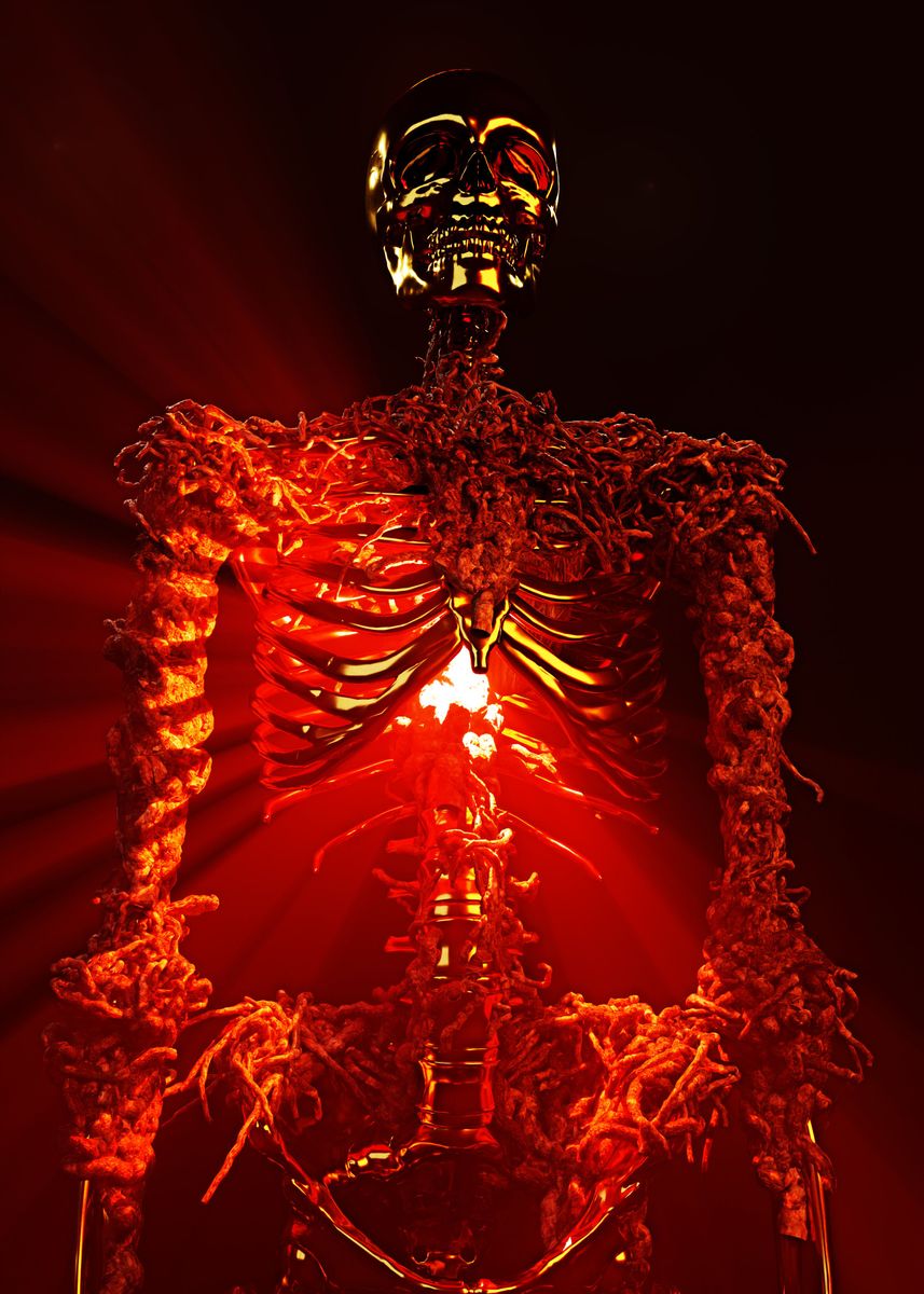 'My golden bones' Poster by Studio Carneling | Displate