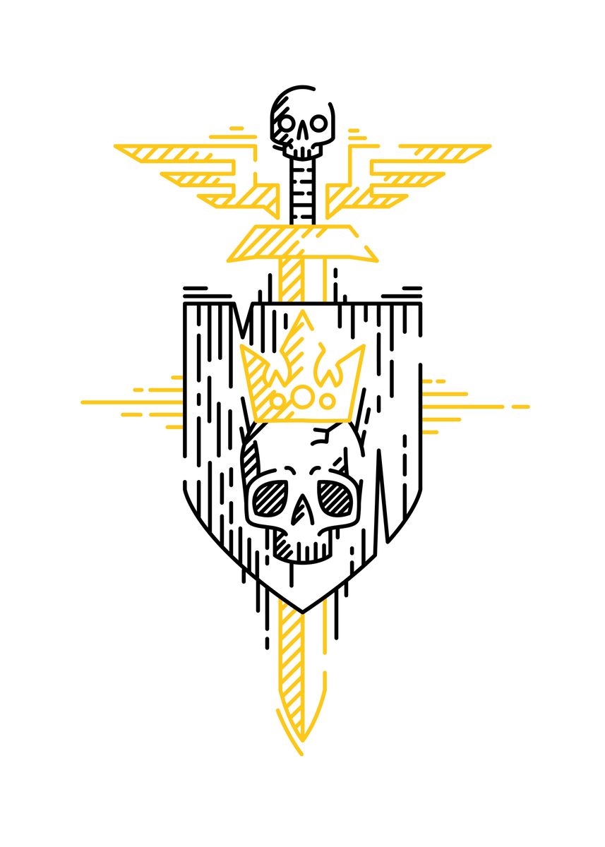 'Traitor Shield' Poster by Omar Delgado | Displate