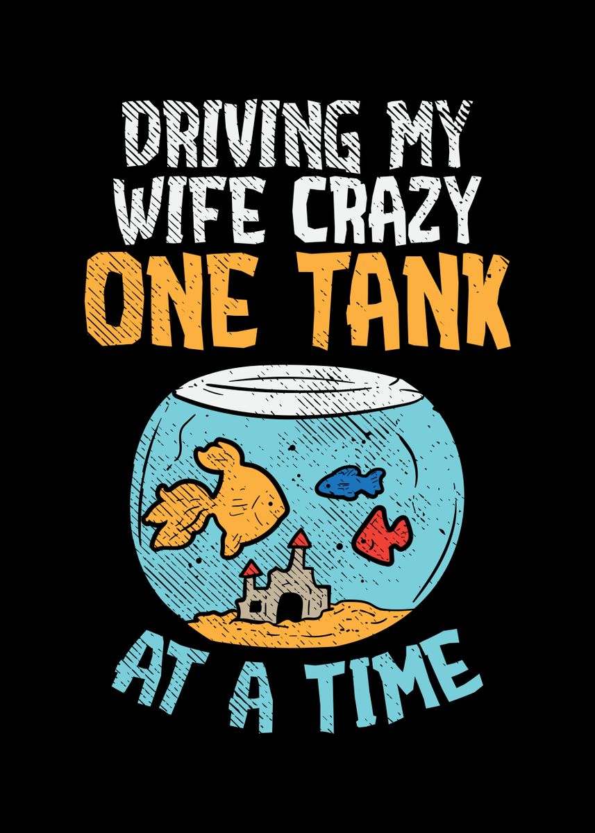 'Aquarium' Poster, picture, metal print, paint by Shiva121 | Displate