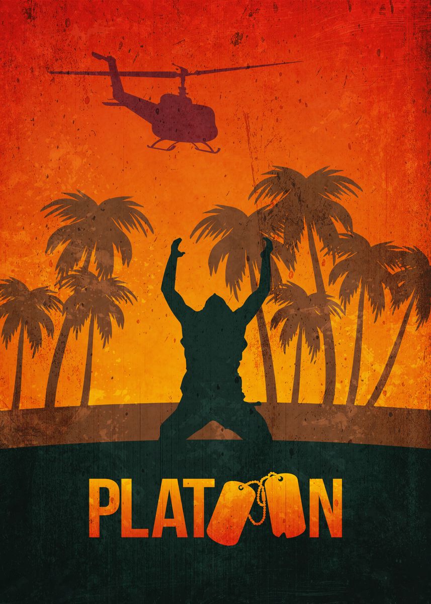 'Platoon' Poster, picture, metal print, paint by Kunyah | Displate