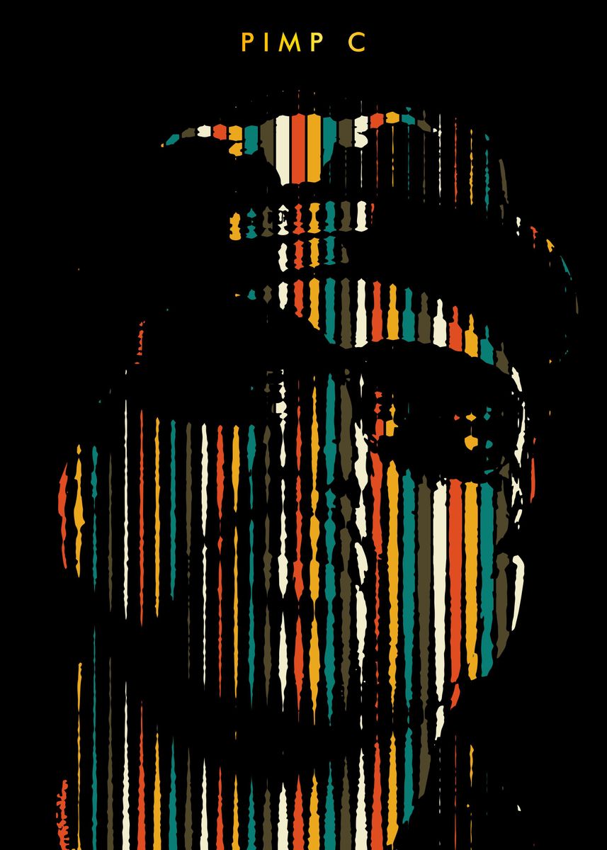 'PIMP C' Poster by Yusuf Dedi Wijaya | Displate