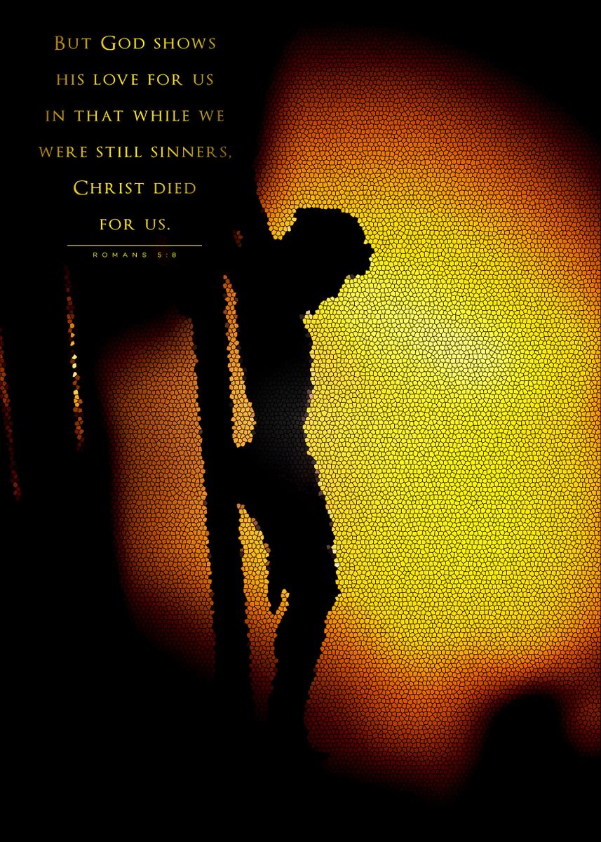 'Bible Verse Religion Jesus' Poster, picture, metal print, paint by ...