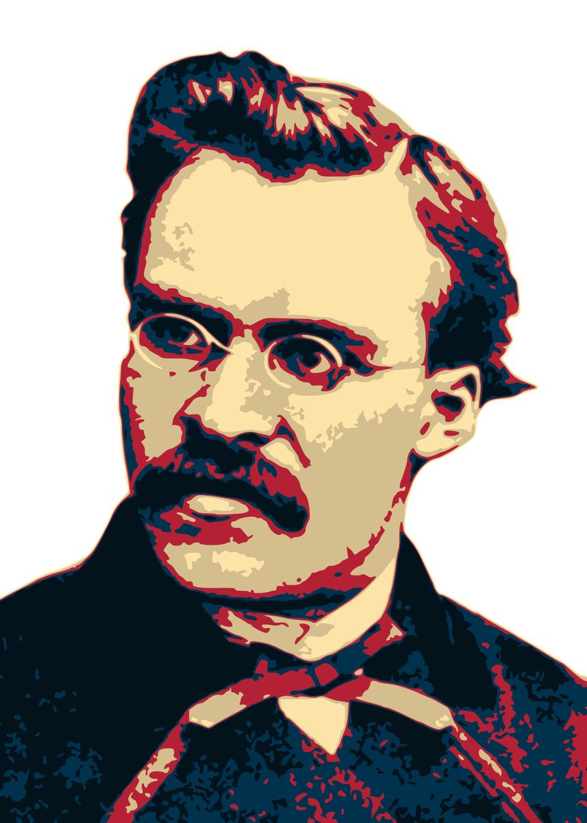 'Friedrich Nietzsche' Poster, picture, metal print, paint by Filip ...