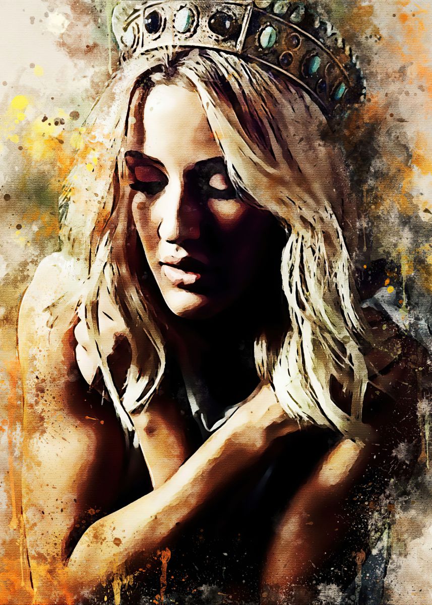 'Ellie Goulding' Poster by Alan Reilly | Displate