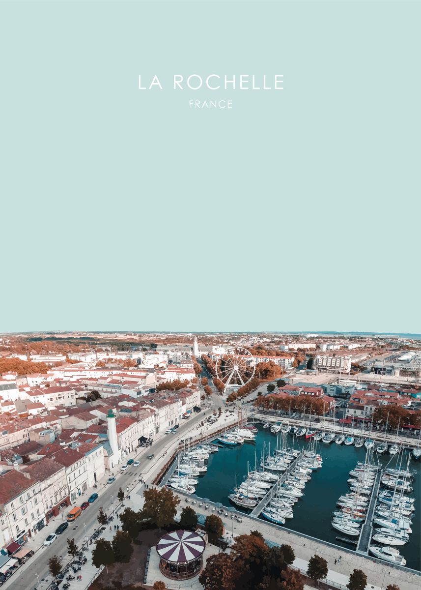 'La Rochelle France Artwork' Poster by Alo | Displate