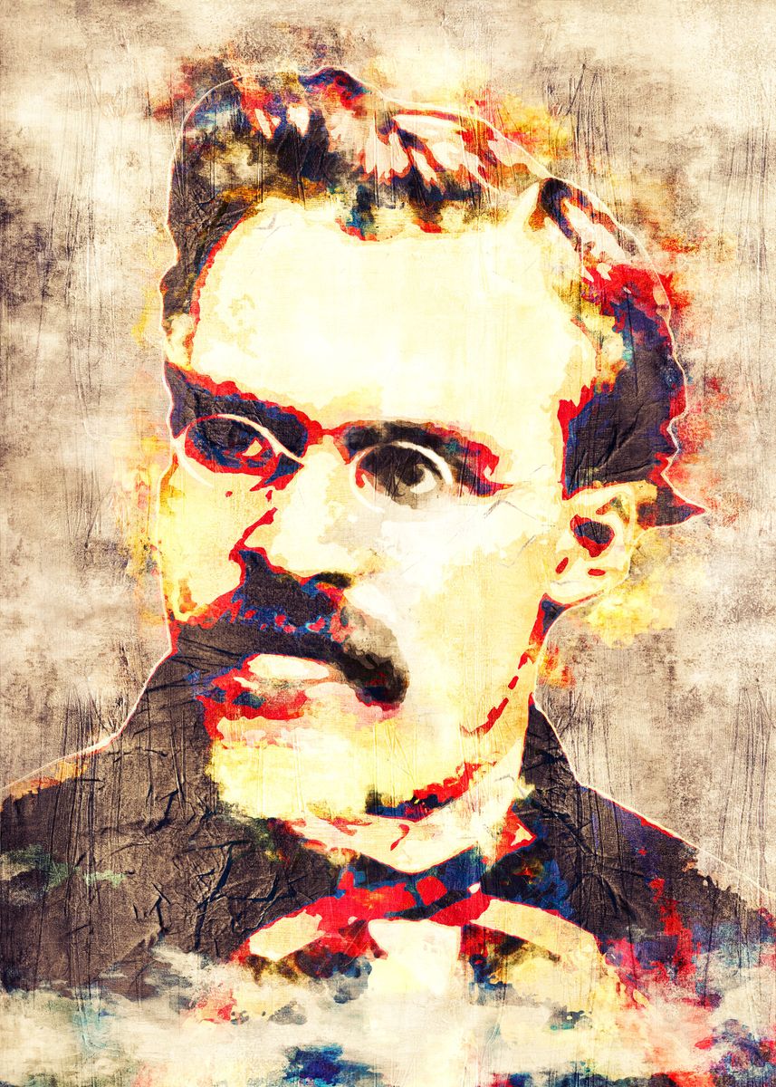 'Friedrich Nietzsche' Poster, picture, metal print, paint by Filip ...