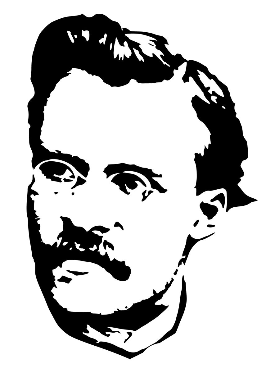 'Friedrich Nietzsche' Poster, picture, metal print, paint by Filip ...