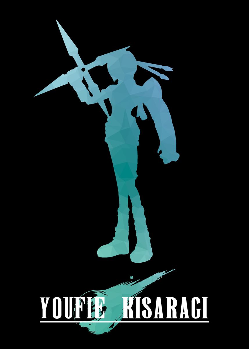 'Yuffie FF7' Poster, picture, metal print, paint by Jerhus | Displate