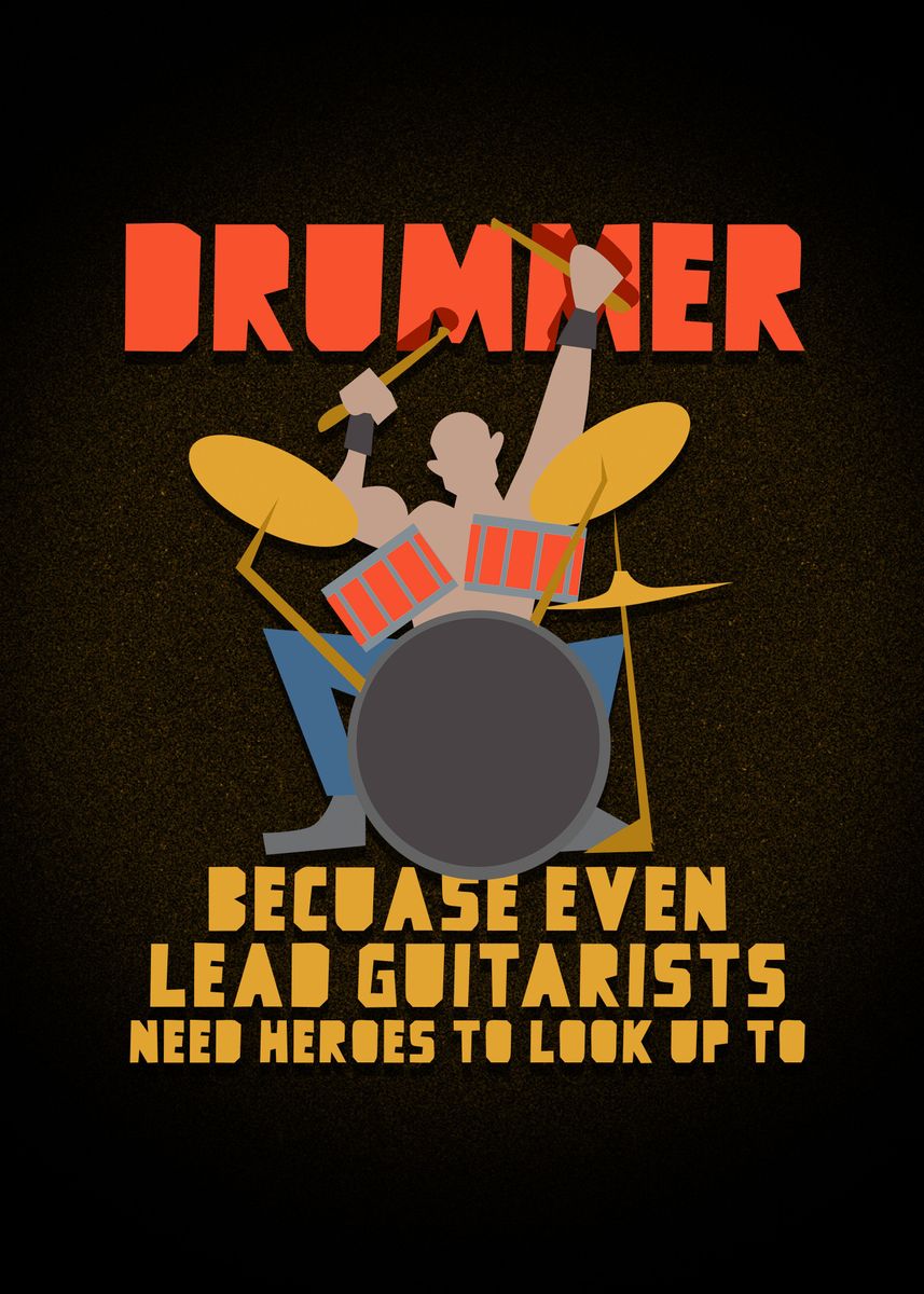 'Percussion and Drummer' Poster by VikingWayOfLife Design | Displate