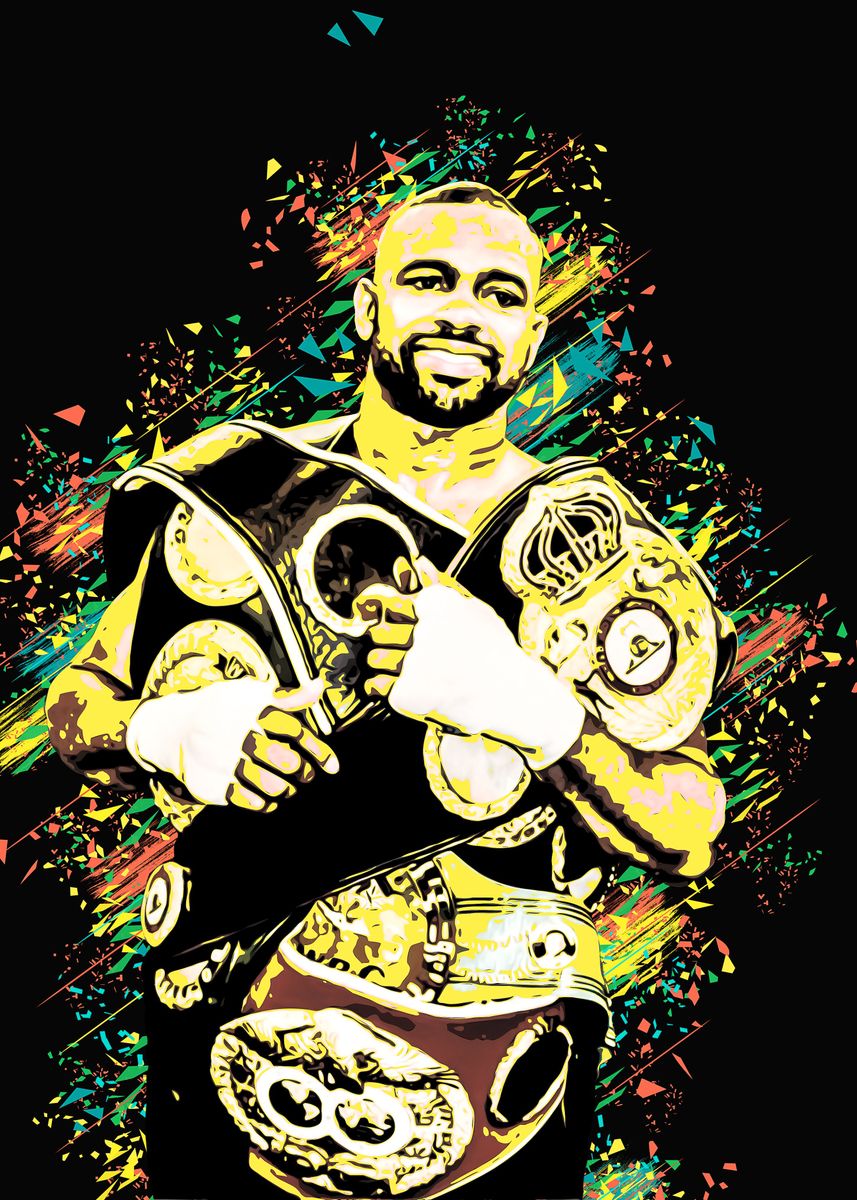 'Roy Jones Jr' Poster, picture, metal print, paint by Mobilunik | Displate