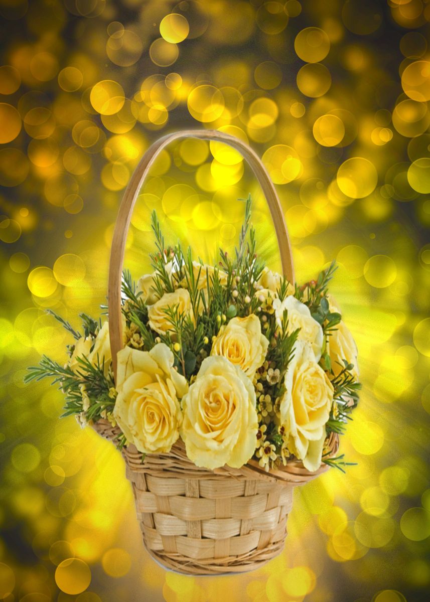 'shine flower' Poster, picture, metal print, paint by shiner artist ...