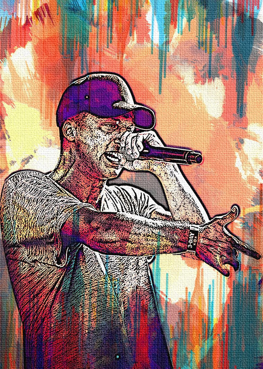 ' NF ' Poster, picture, metal print, paint by TI KI | Displate