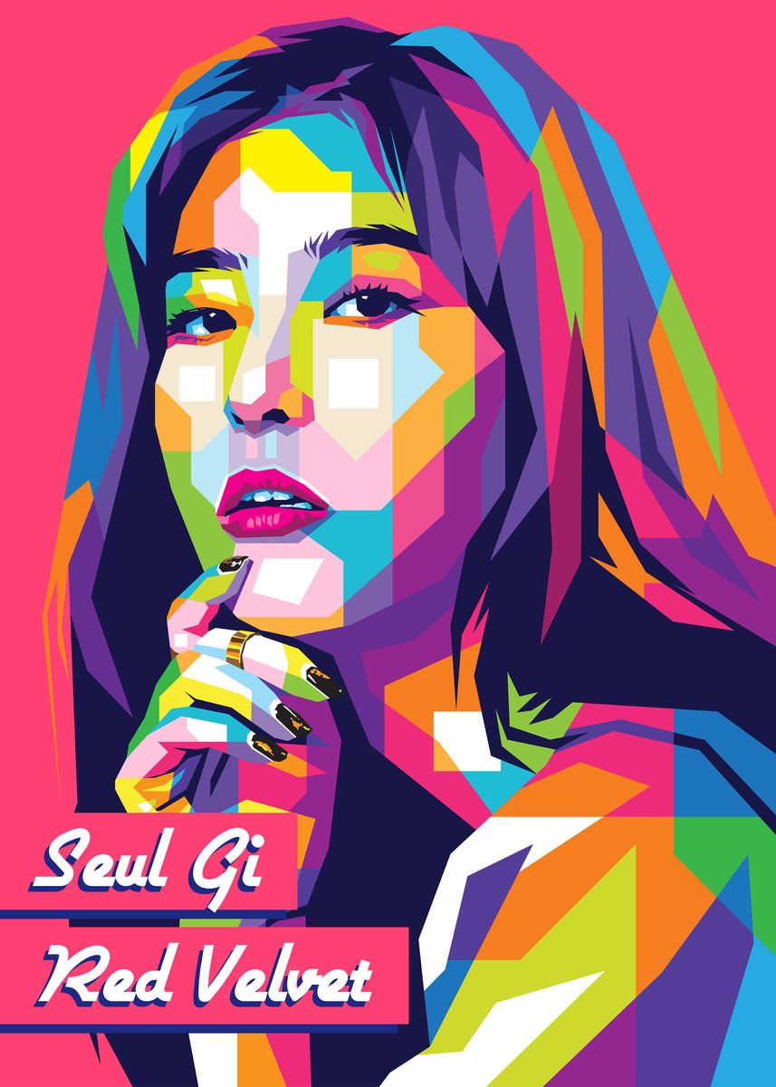 'Seul Gi WPAP' Poster, picture, metal print, paint by Namrahc Kunatip ...