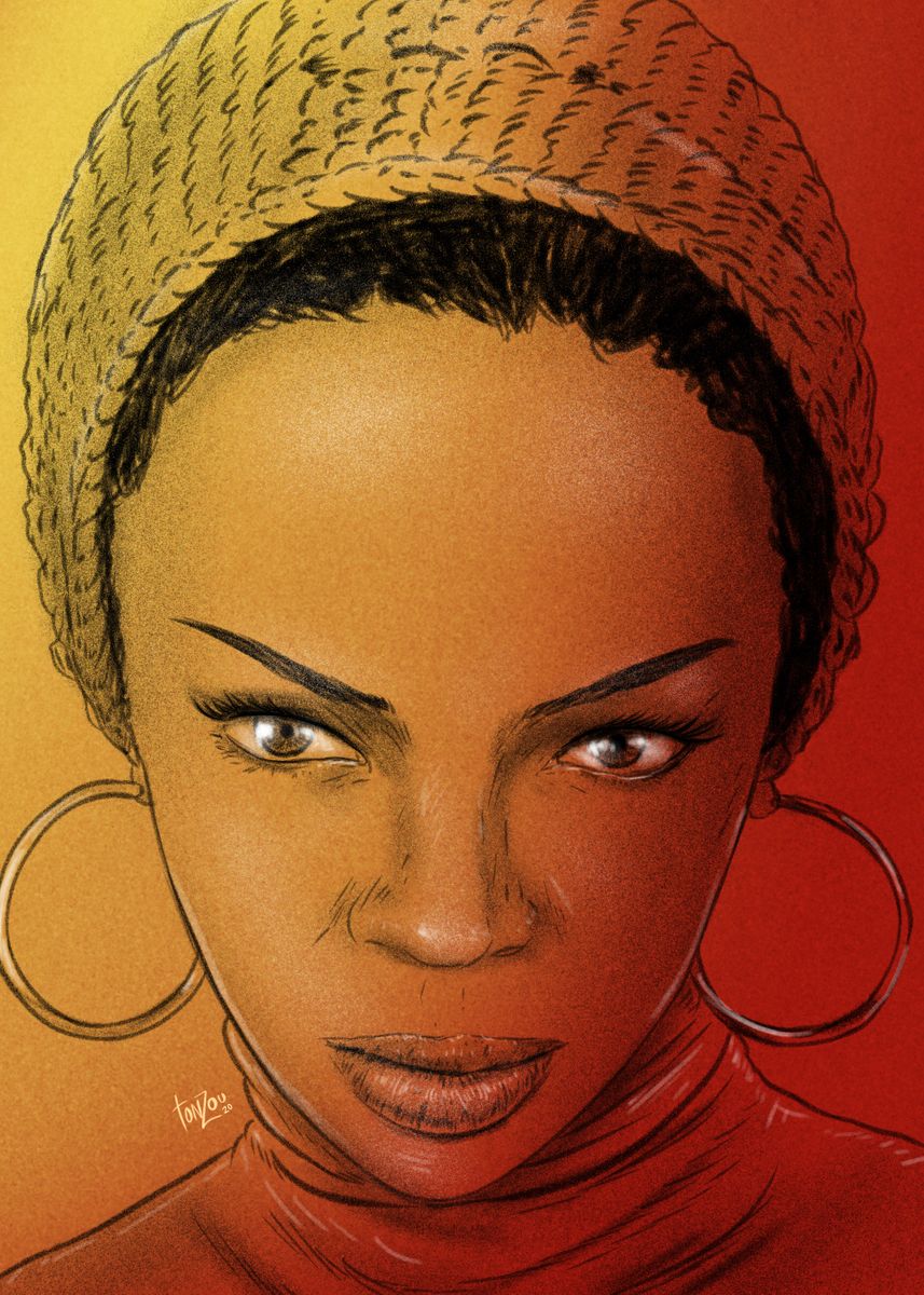 'The Miseducation' Poster, picture, metal print, paint by tonzou | Displate
