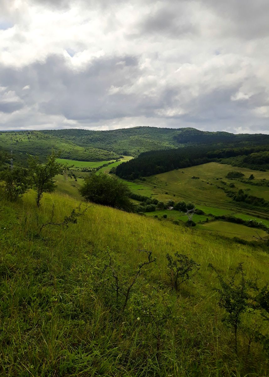 'Hill top' Poster, picture, metal print, paint by Edy Art Space | Displate