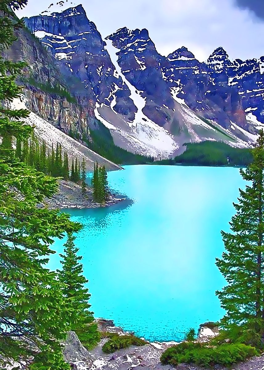 'Nature 14' Poster, picture, metal print, paint by jhony perdana | Displate