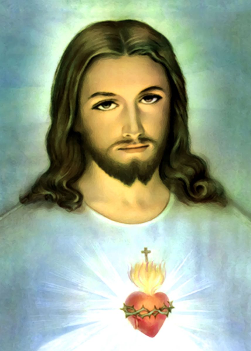 'Bible Verse Religion Jesus' Poster, picture, metal print, paint by ...