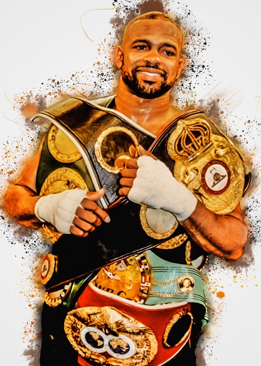 'Roy Jones Jr' Poster, picture, metal print, paint by Mobilunik | Displate
