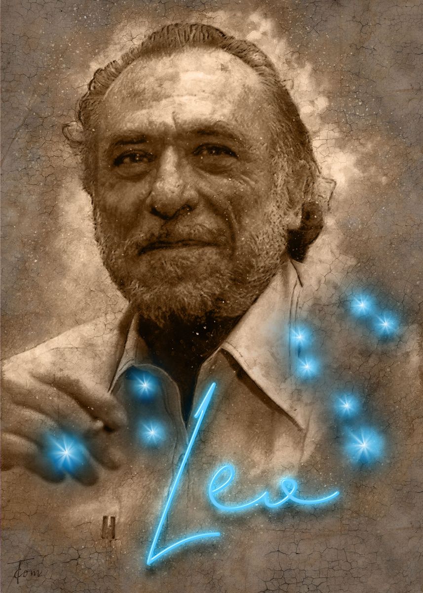 'Hank' Poster, picture, metal print, paint by Petra Rommelfanger | Displate