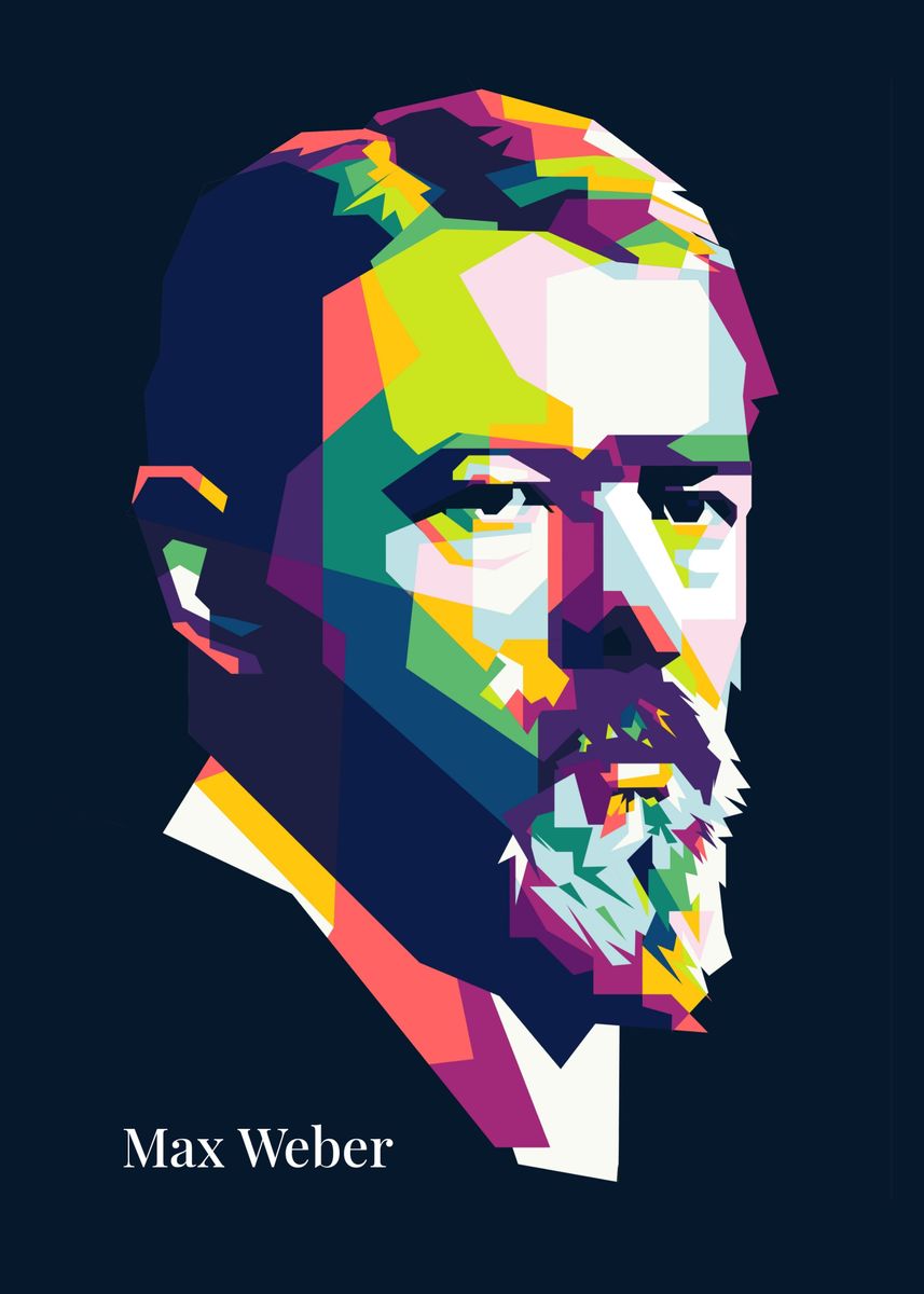 'Max Weber' Poster by WPAP 46 | Displate