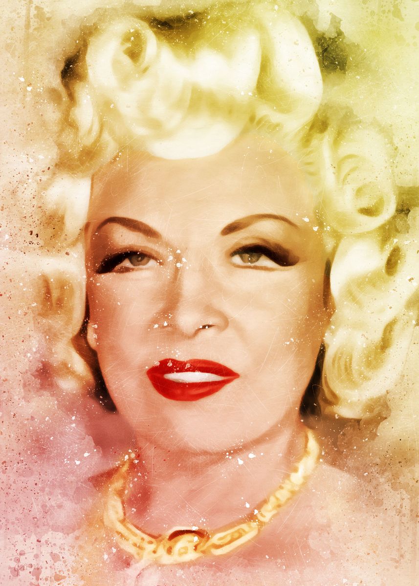 'Miss West' Poster, picture, metal print, paint by Petra Rommelfanger ...