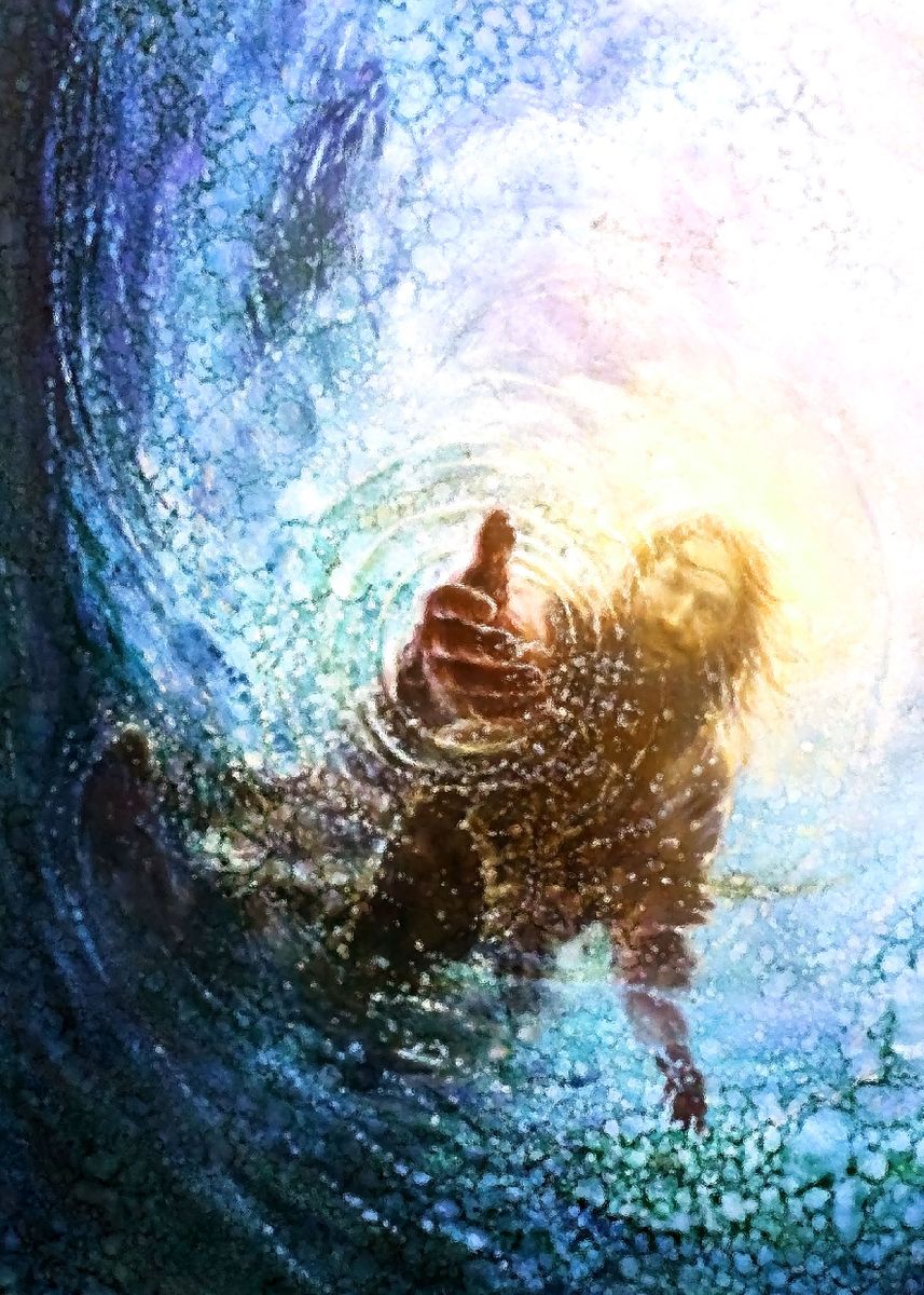 'Bible Verse Religion Jesus' Poster, picture, metal print, paint by ...