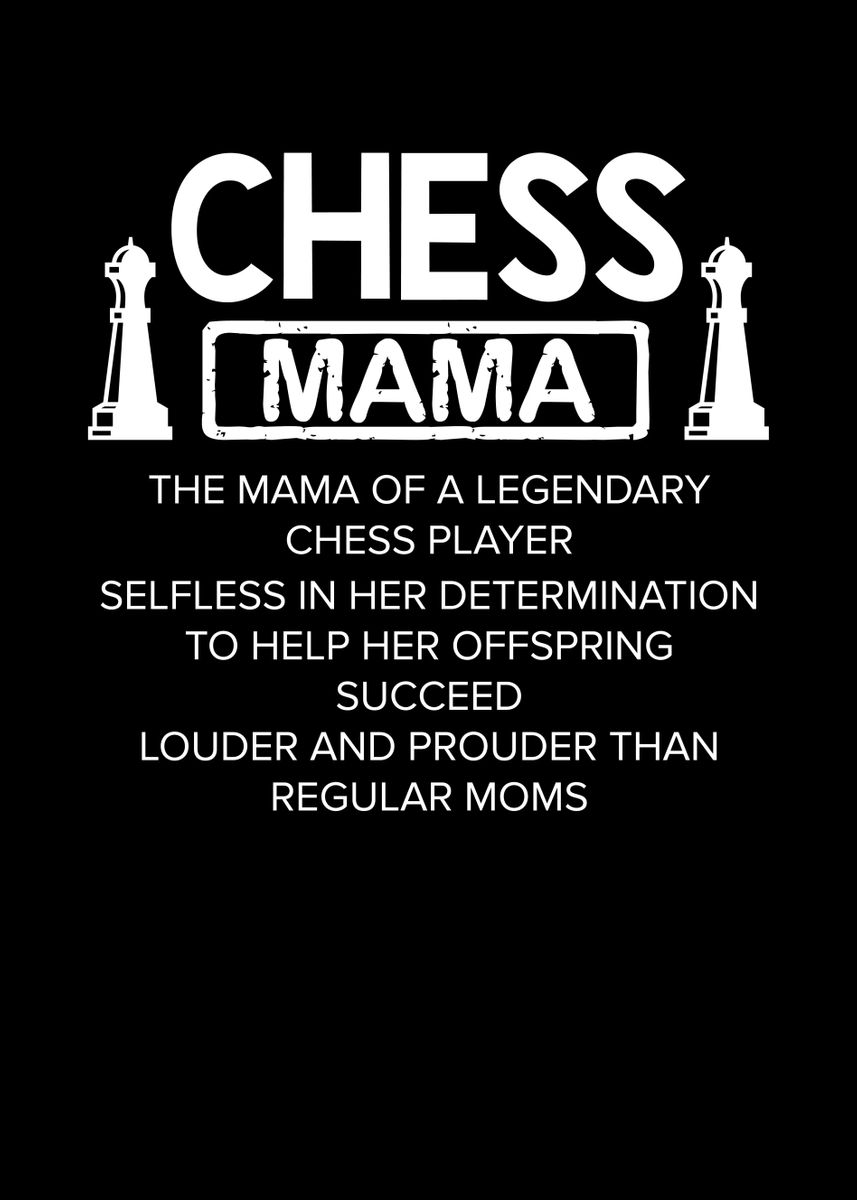 'Chess Mom' Poster by BeMi | Displate