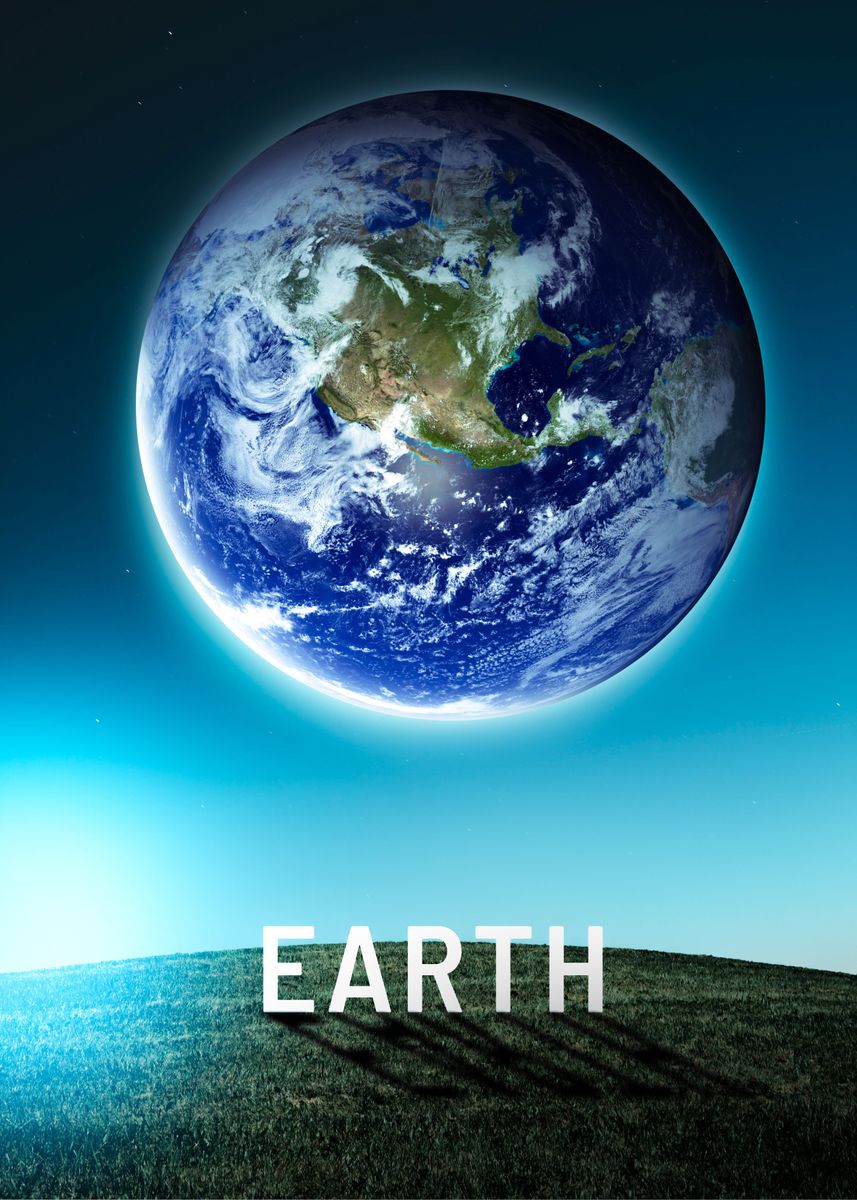 'Planet Earth' Poster, picture, metal print, paint by Edgars Zunda ...