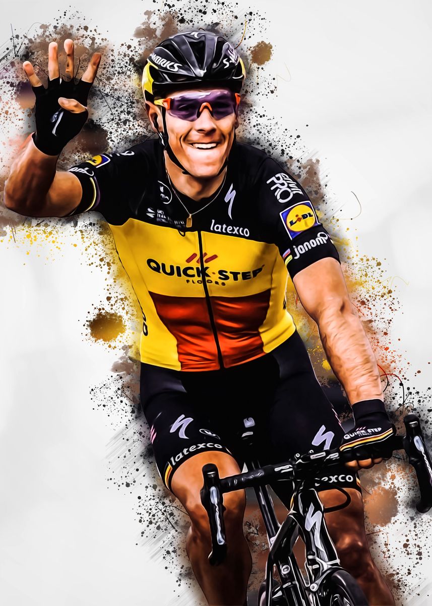 'Philippe Gilbert' Poster, picture, metal print, paint by Mobilunik ...