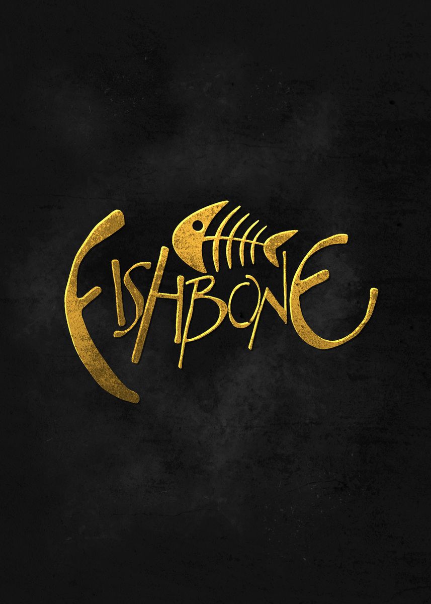 'Fishbone funk metal reggae' Poster, picture, metal print, paint by ...