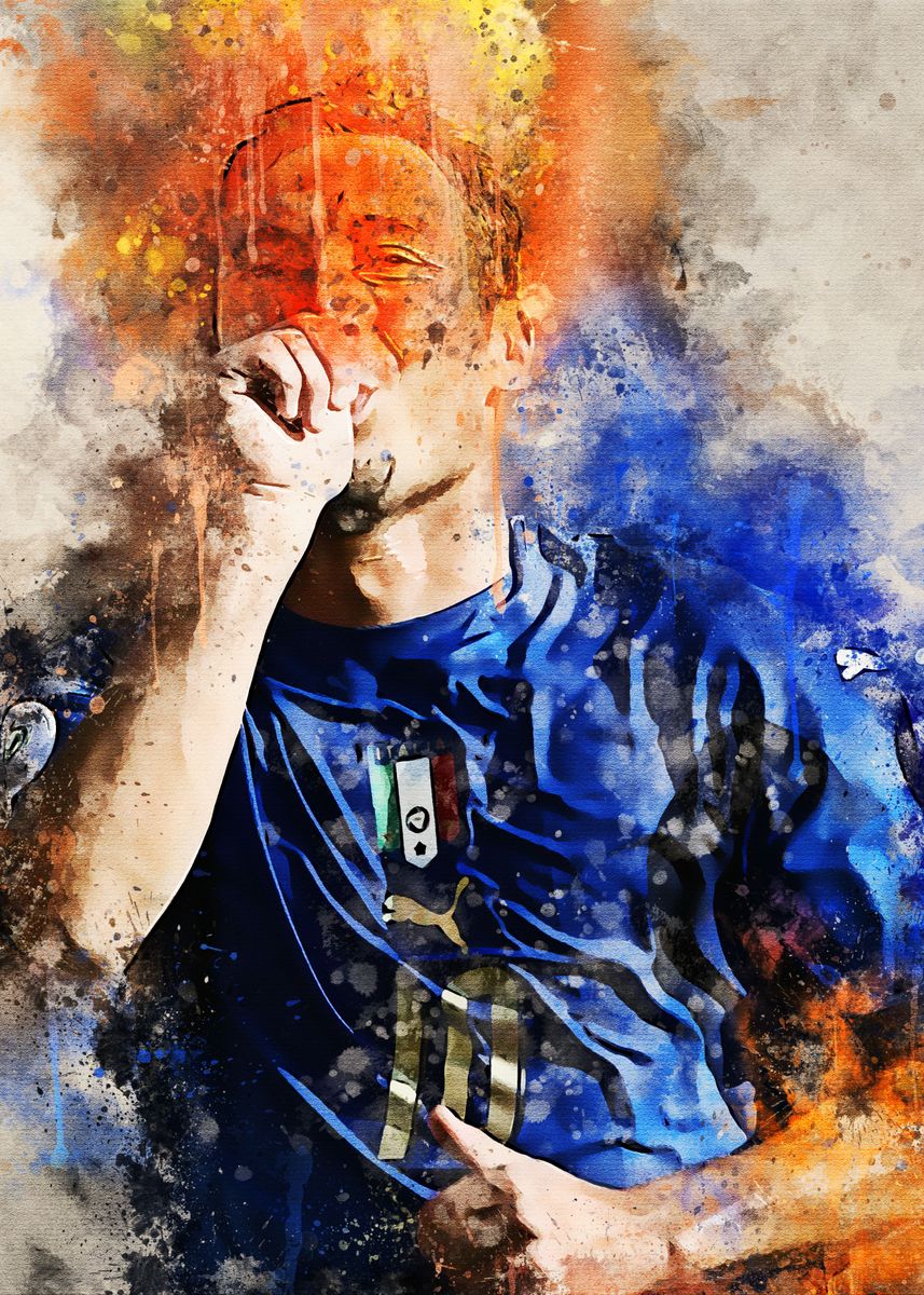 'Francesco Totti' Poster by Morgan Moorhead | Displate