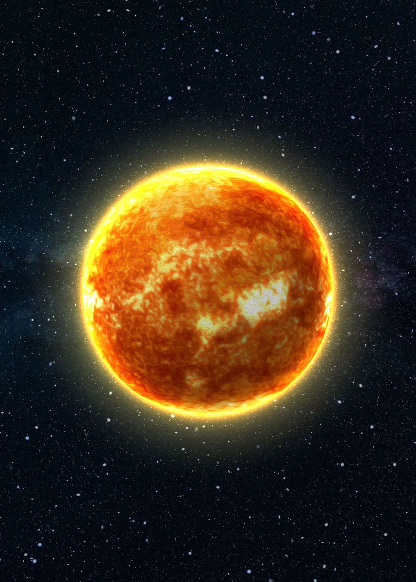 'The Sun' Poster, picture, metal print, paint by Armstrong | Displate