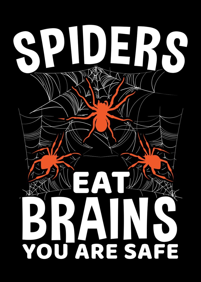 'Halloween Creepy Spider' Poster, picture, metal print, paint by NAO ...