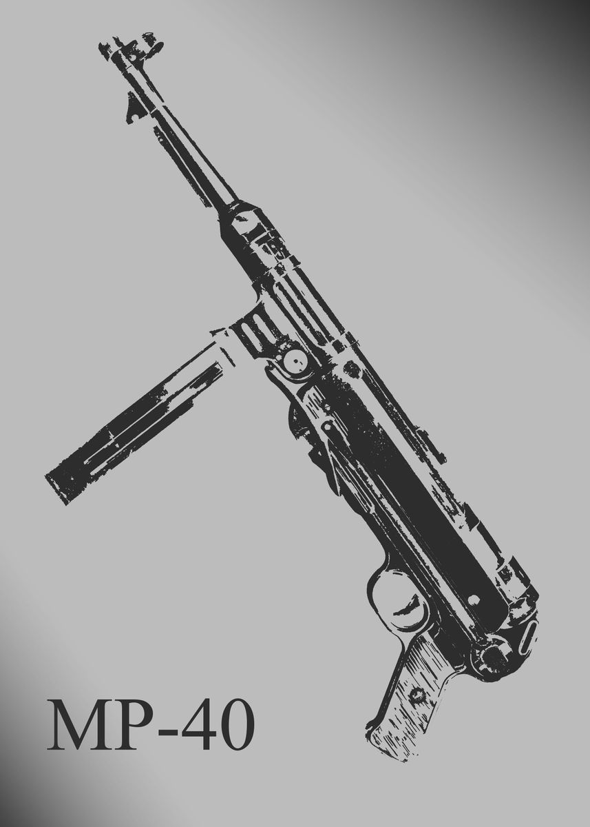 'MP 40' Poster by Fidovka | Displate