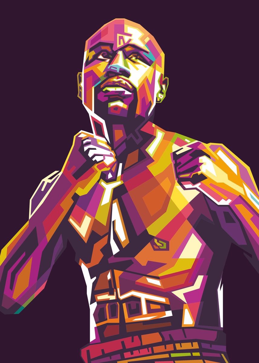 'Floyd Mayweather Jr ' Poster, picture, metal print, paint by Royyen ...