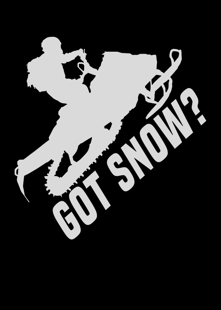 'Snowmobiling' Poster by Shiva121 | Displate